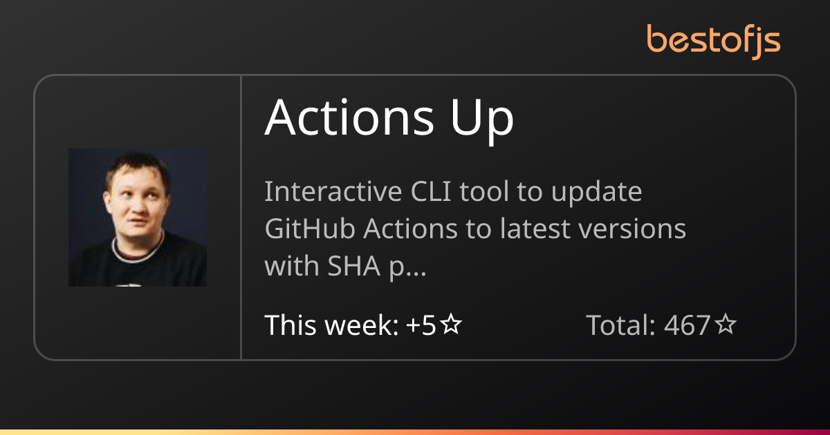 Best of JS • Actions Up