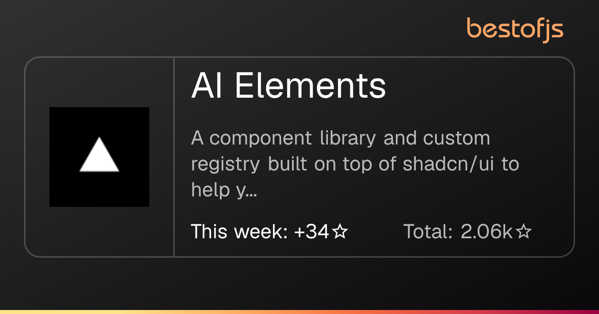 Best of JS • AI Elements
