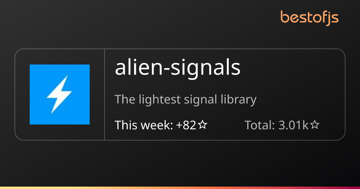 Best of JS • alien-signals