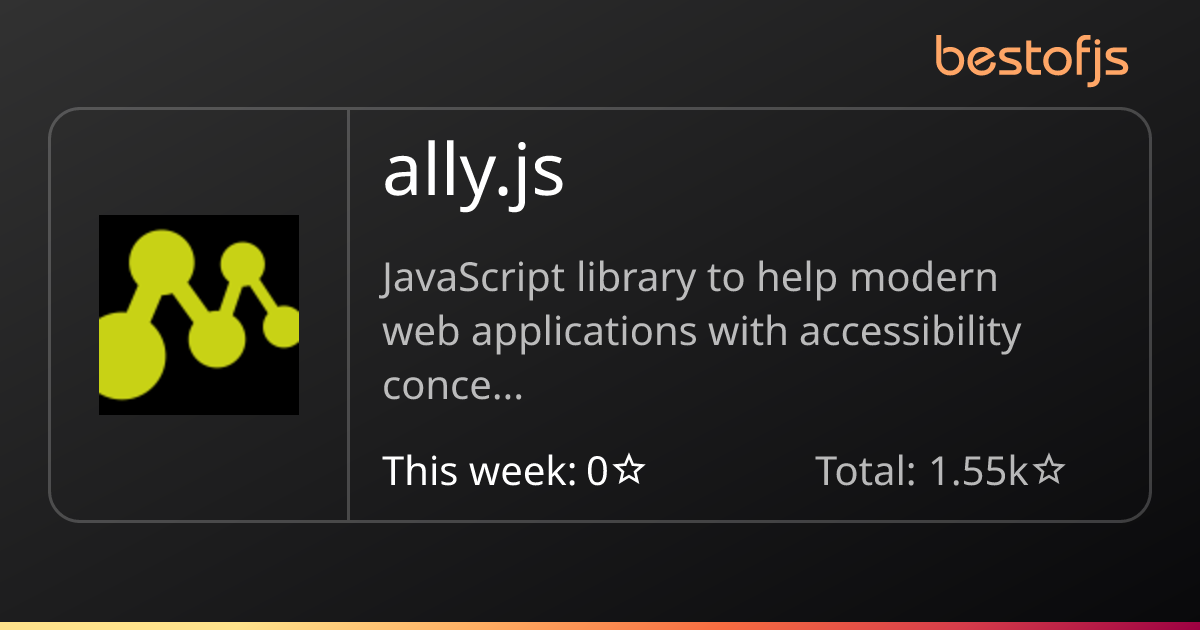 Best of JS • ally.js