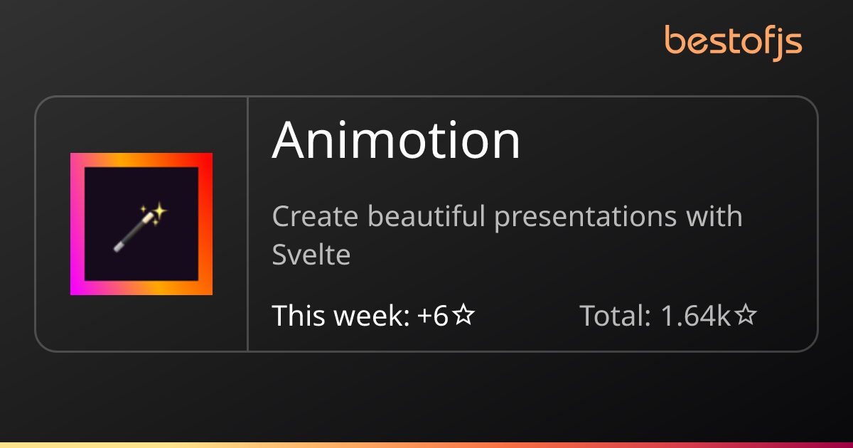 Best of JS • Animotion