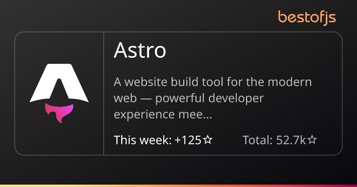 Best Of Js Astro
