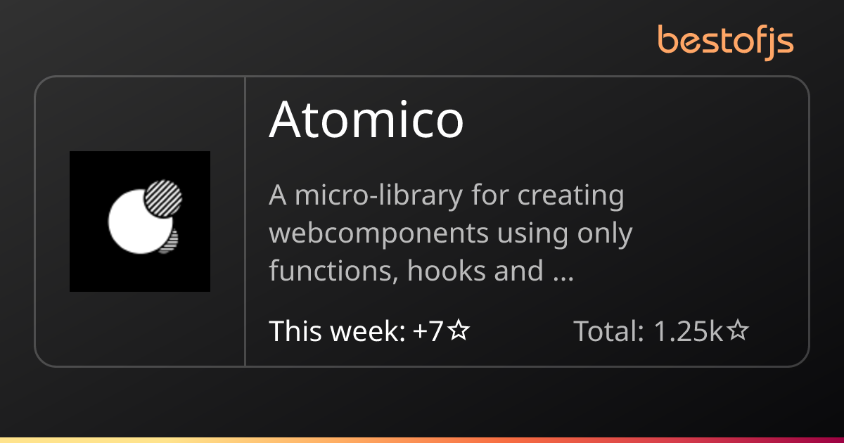 Best of JS • Atomico