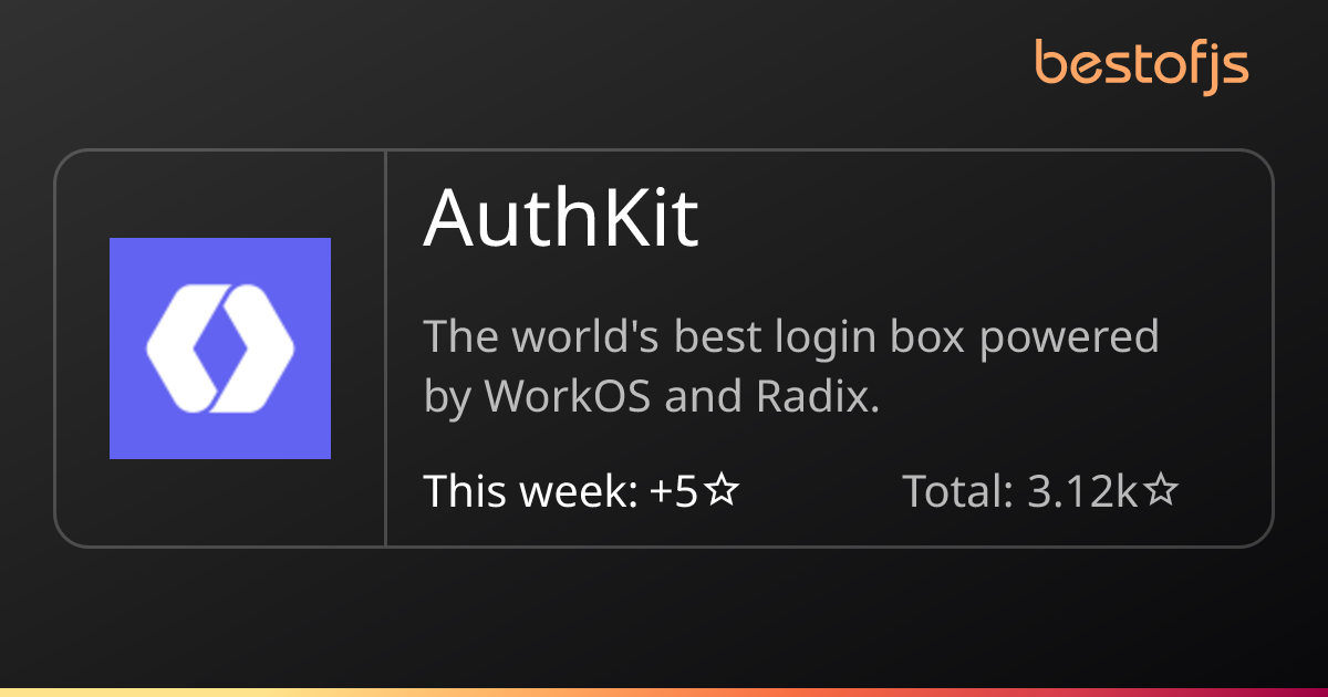 Best of JS • AuthKit
