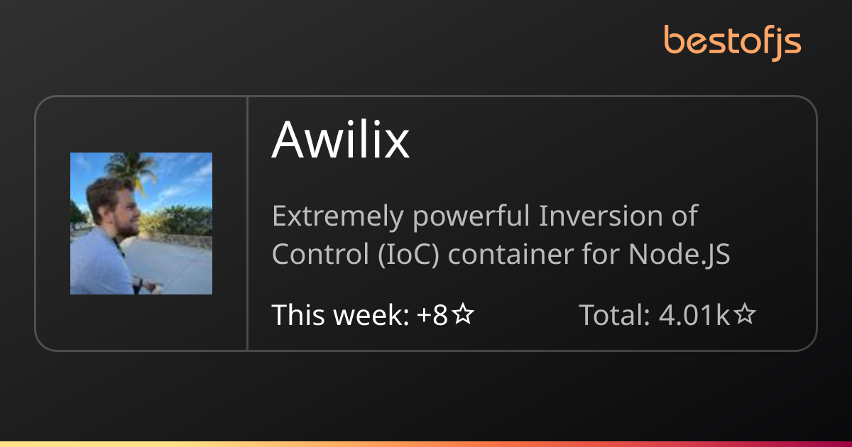 Best of JS • Awilix