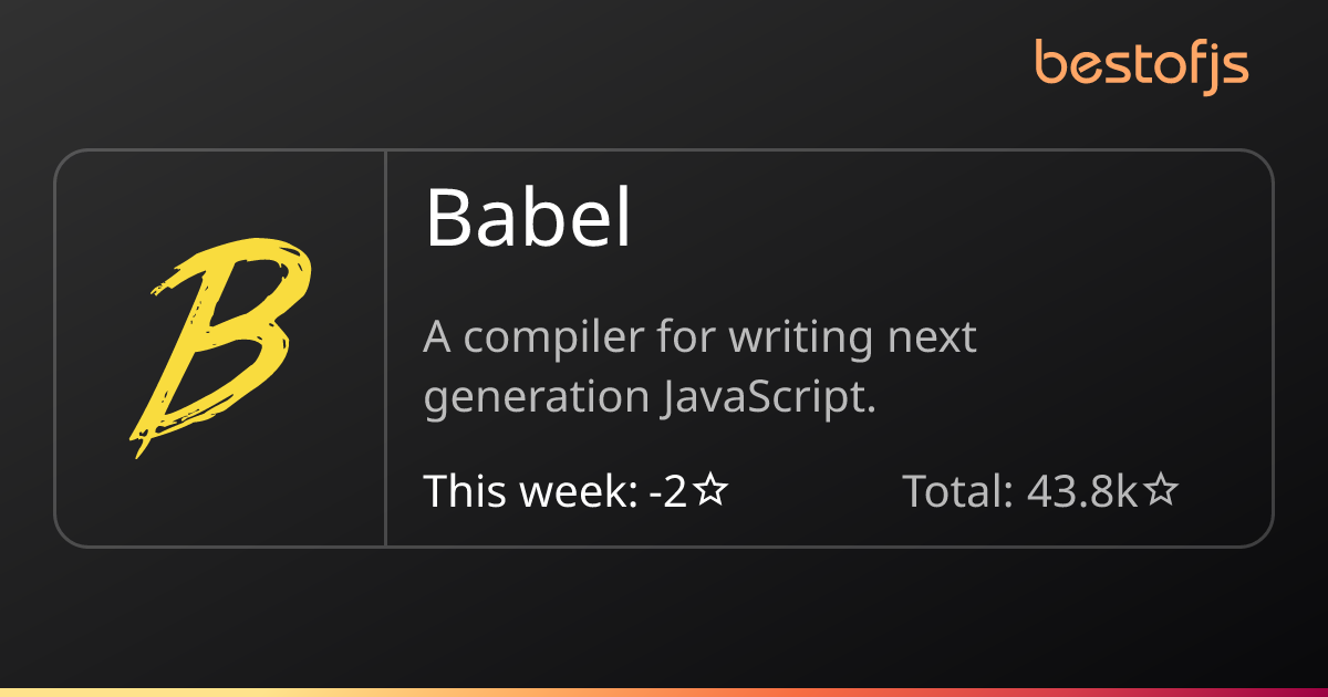 Best of JS • Babel