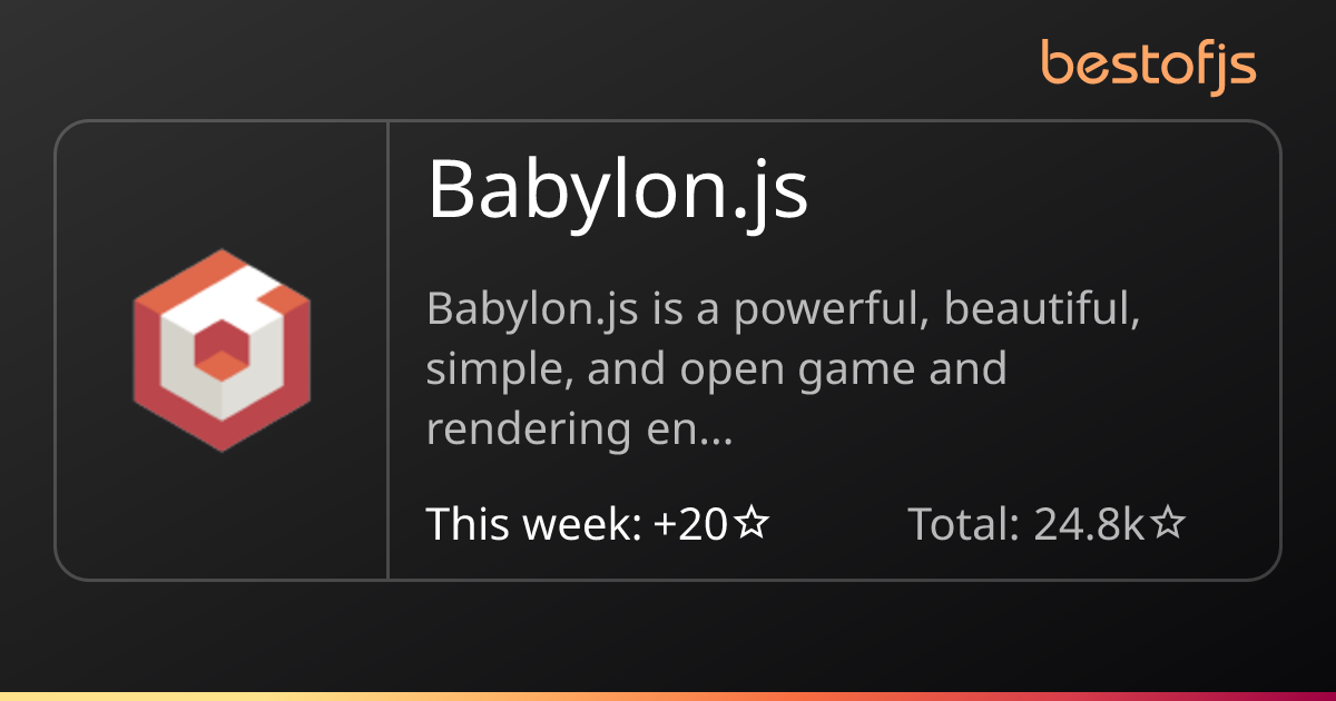 Best of JS • Babylon.js