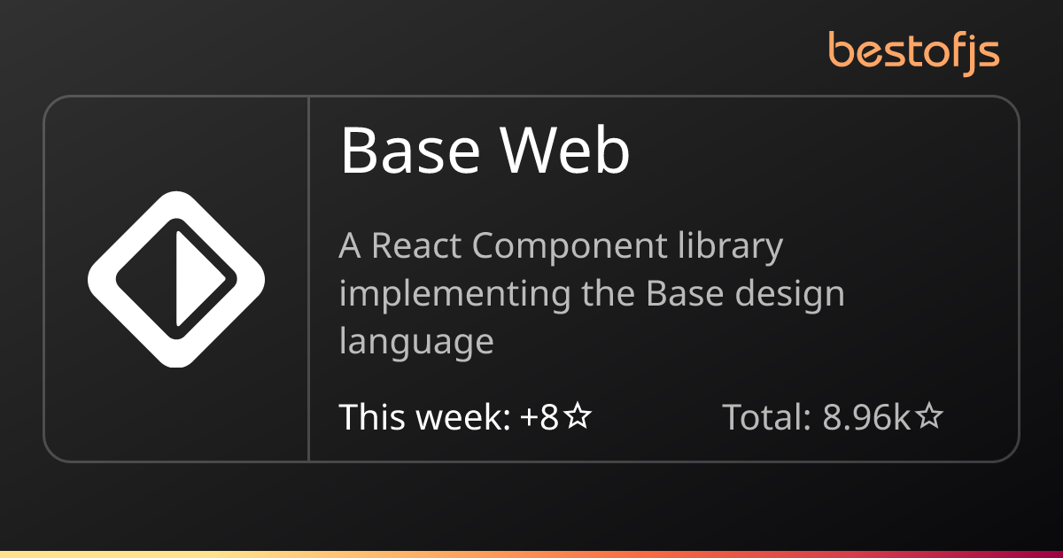 Best of JS • Base Web