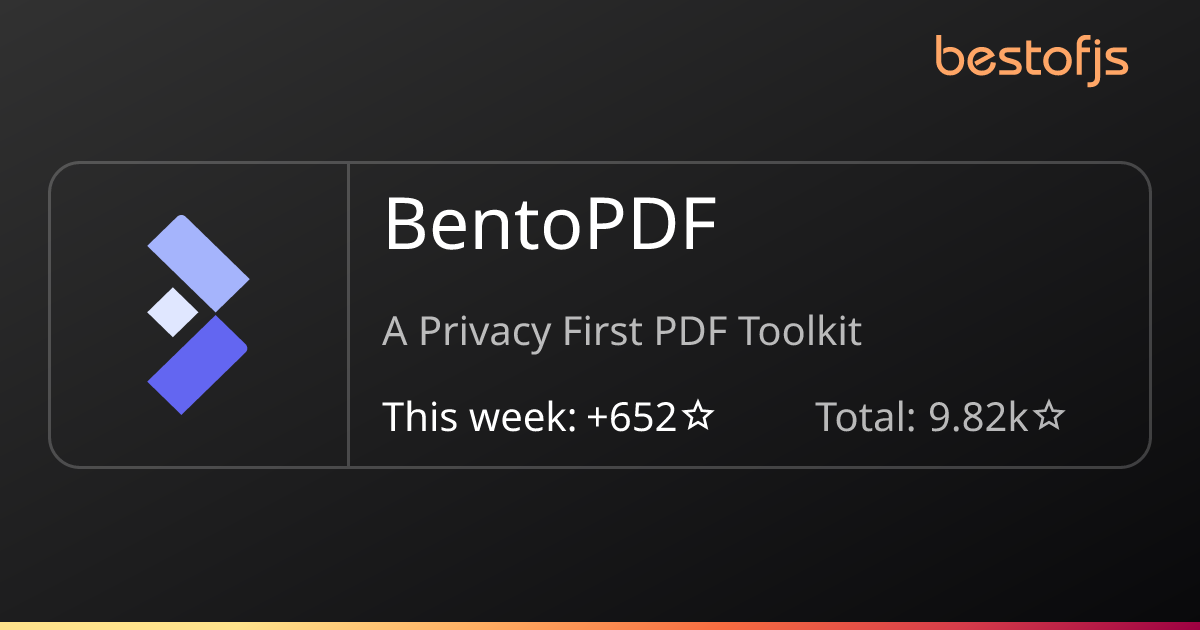 Best of JS • BentoPDF