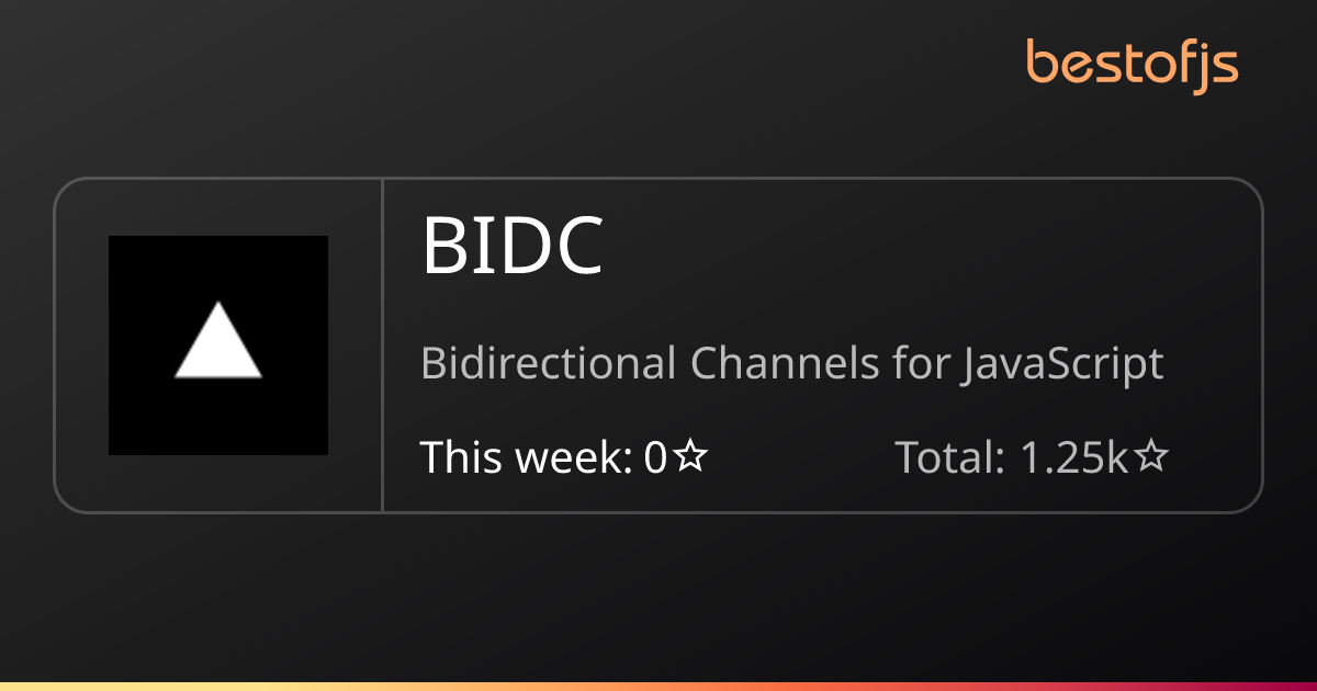 Best of JS • BIDC