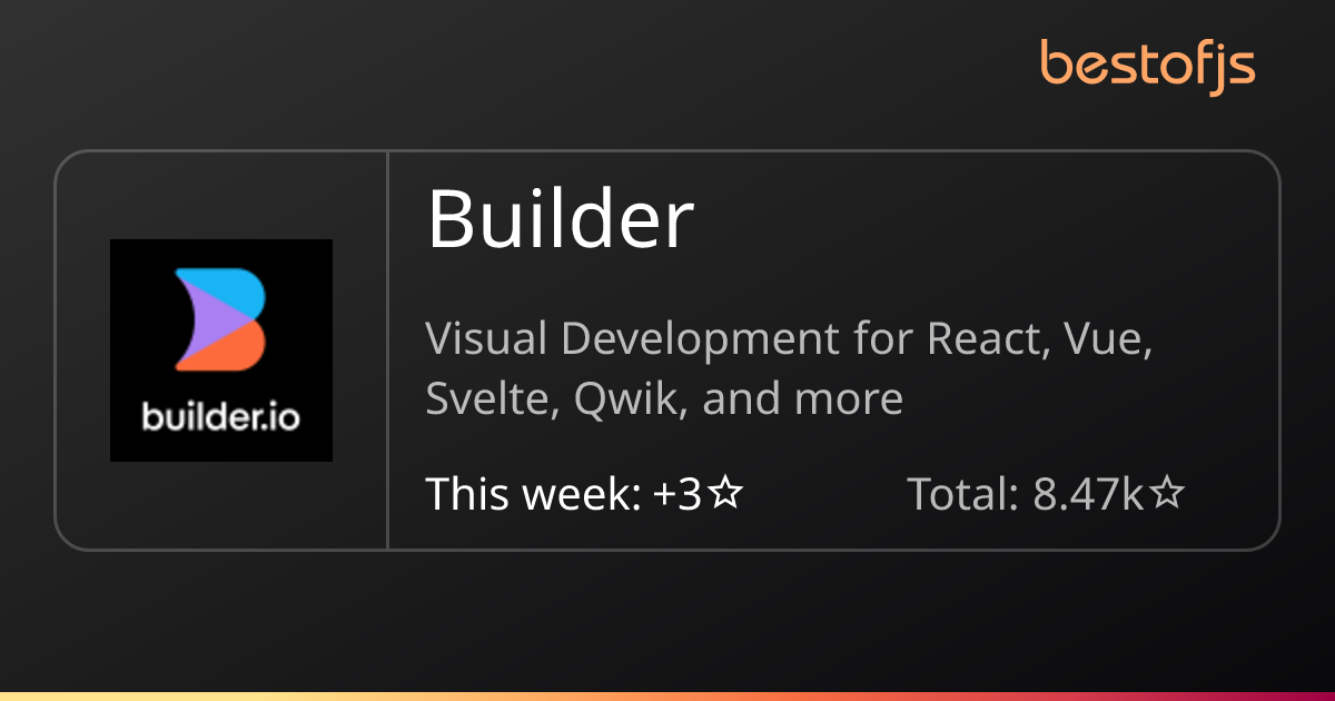 Best of JS • Builder