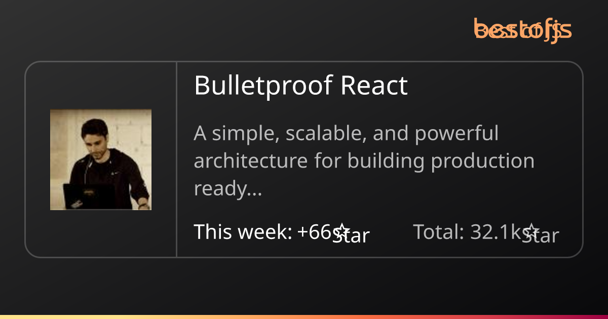 Best of JS • Bulletproof React Best of JS • Bulletproof React