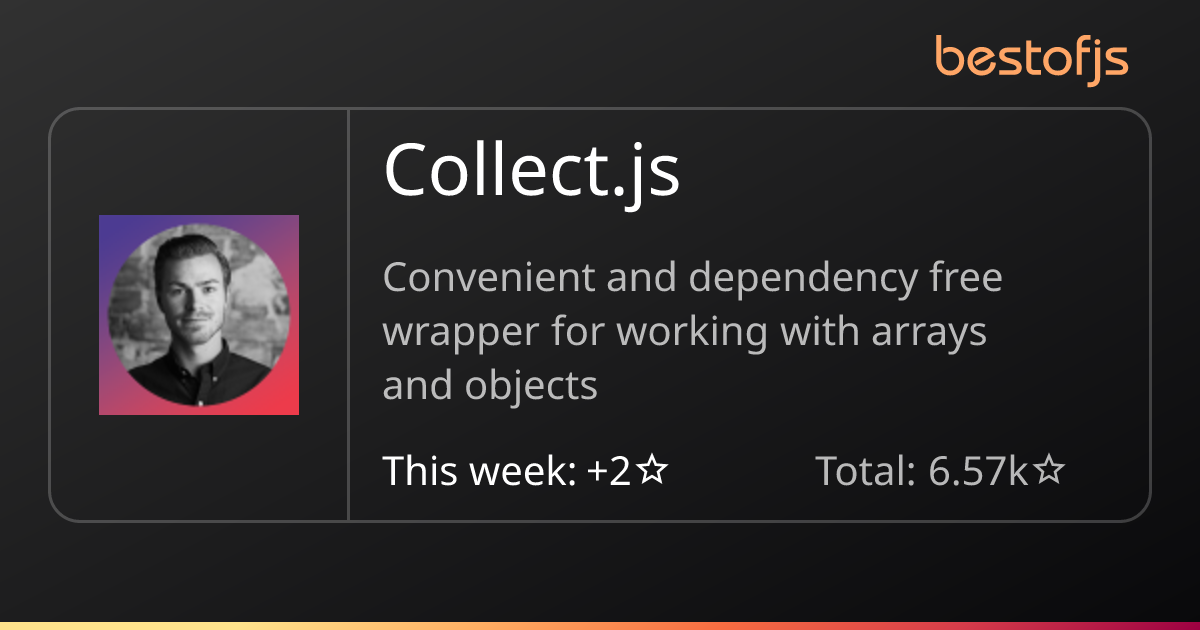 Best of JS • Collect.js