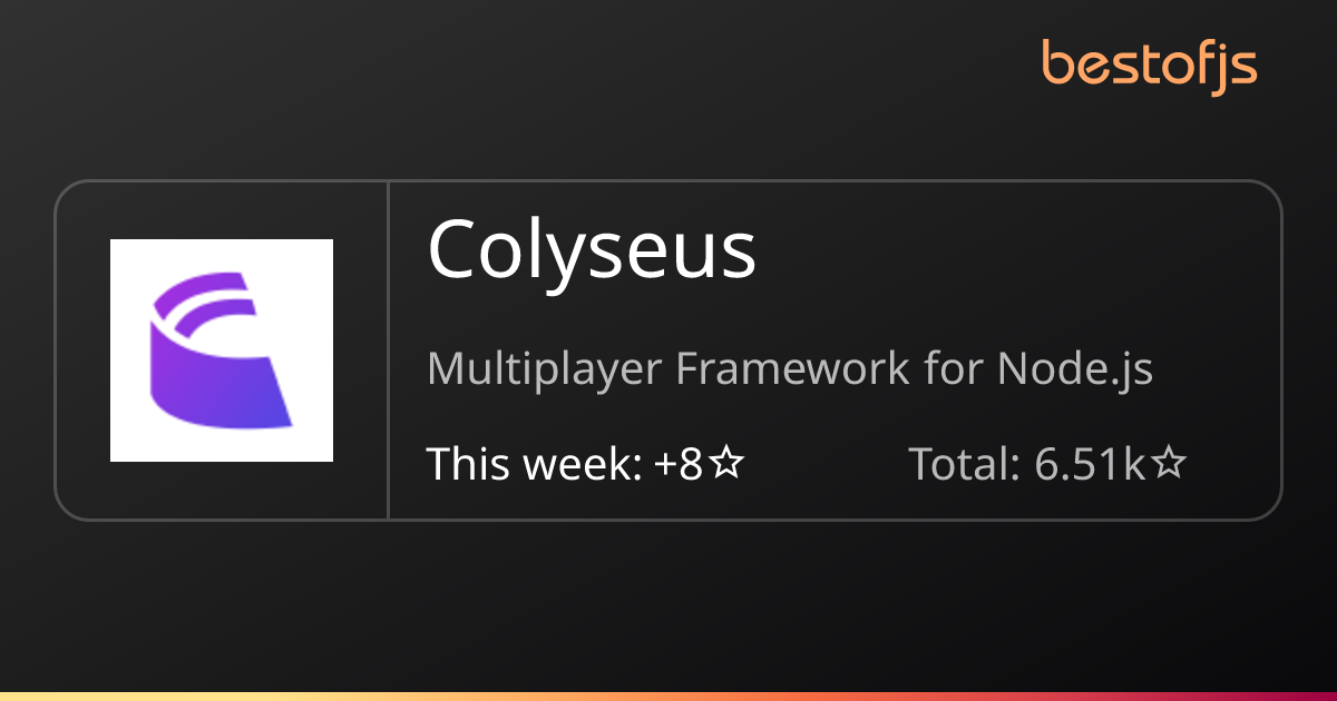 Best of JS • Colyseus