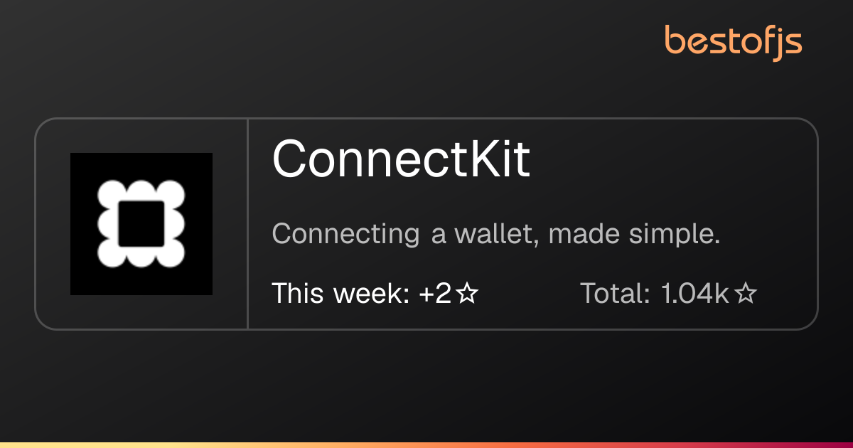 Best of JS • ConnectKit