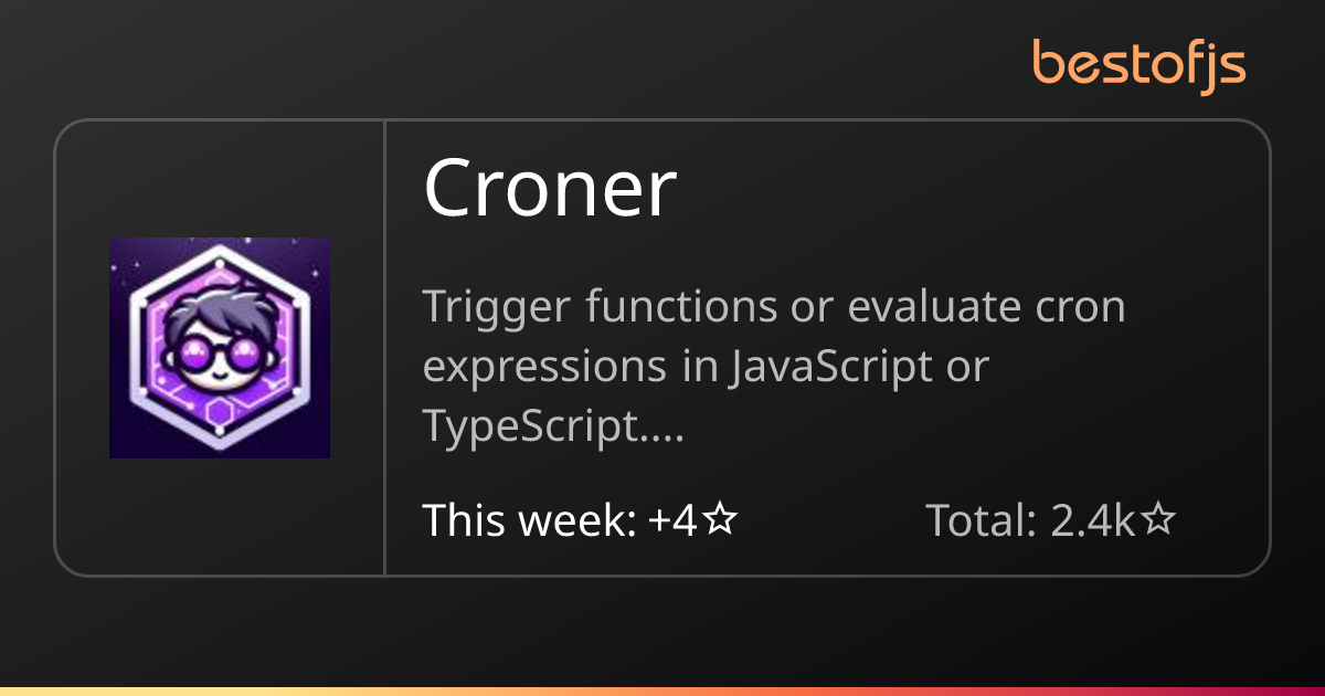 Best of JS • Croner