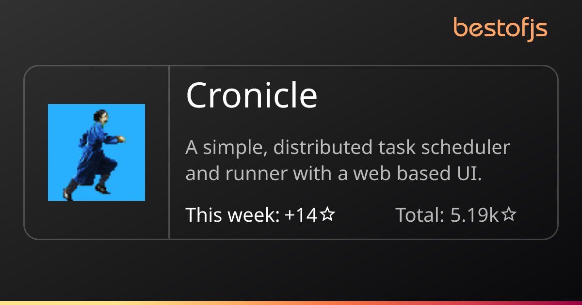 Best of JS • Cronicle