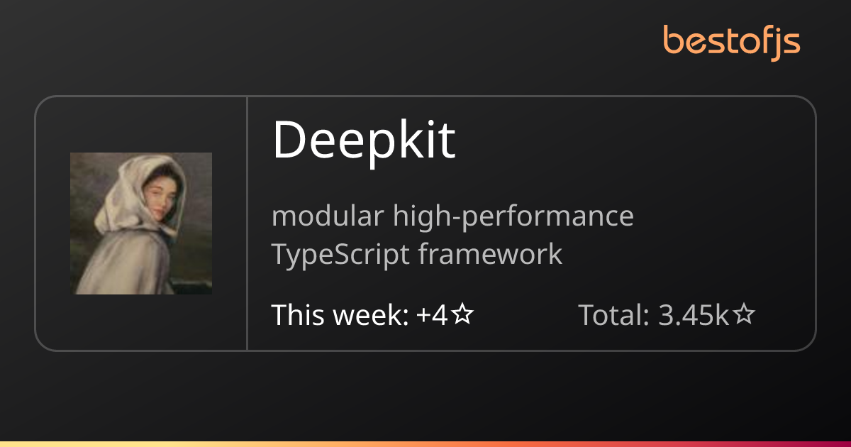 Best of JS • Deepkit