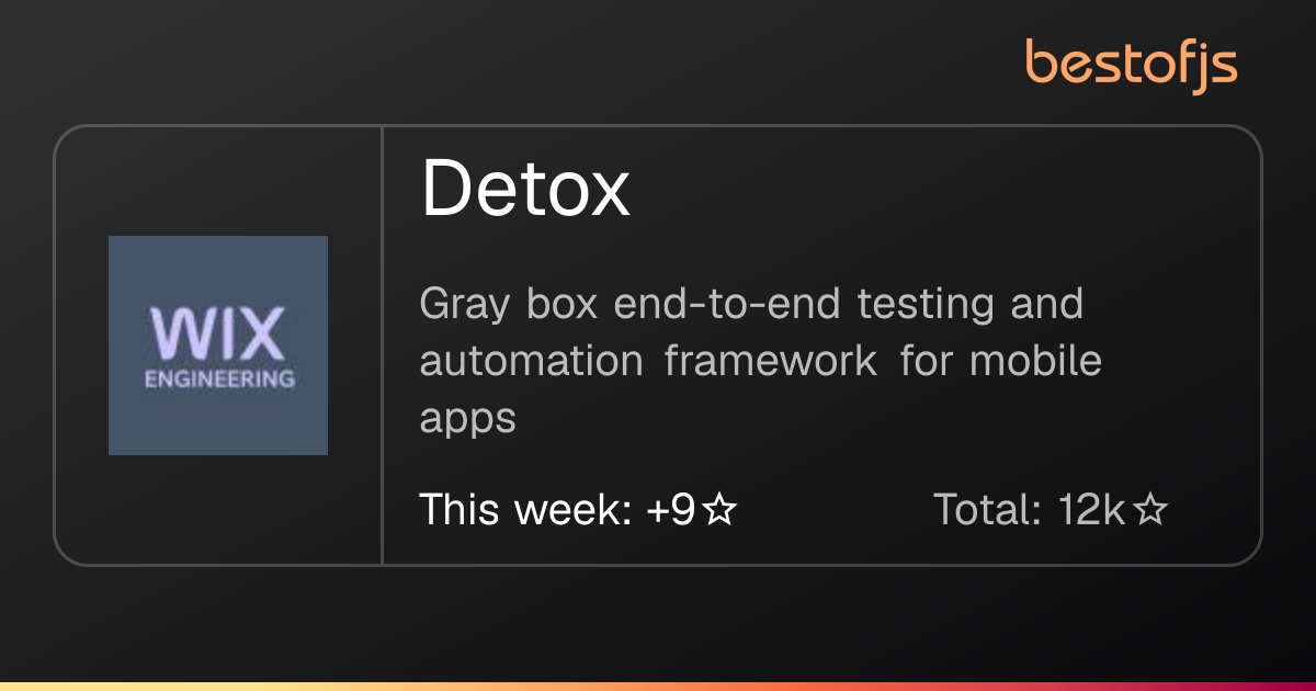 Best of JS • Detox