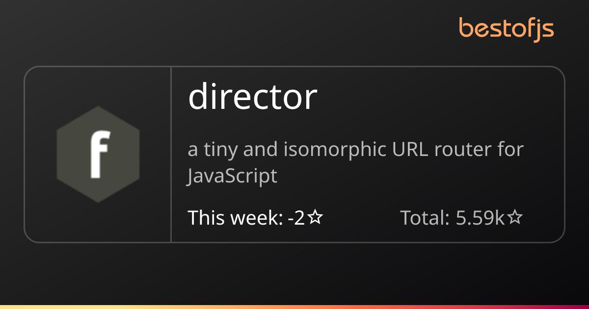 Best of JS • director