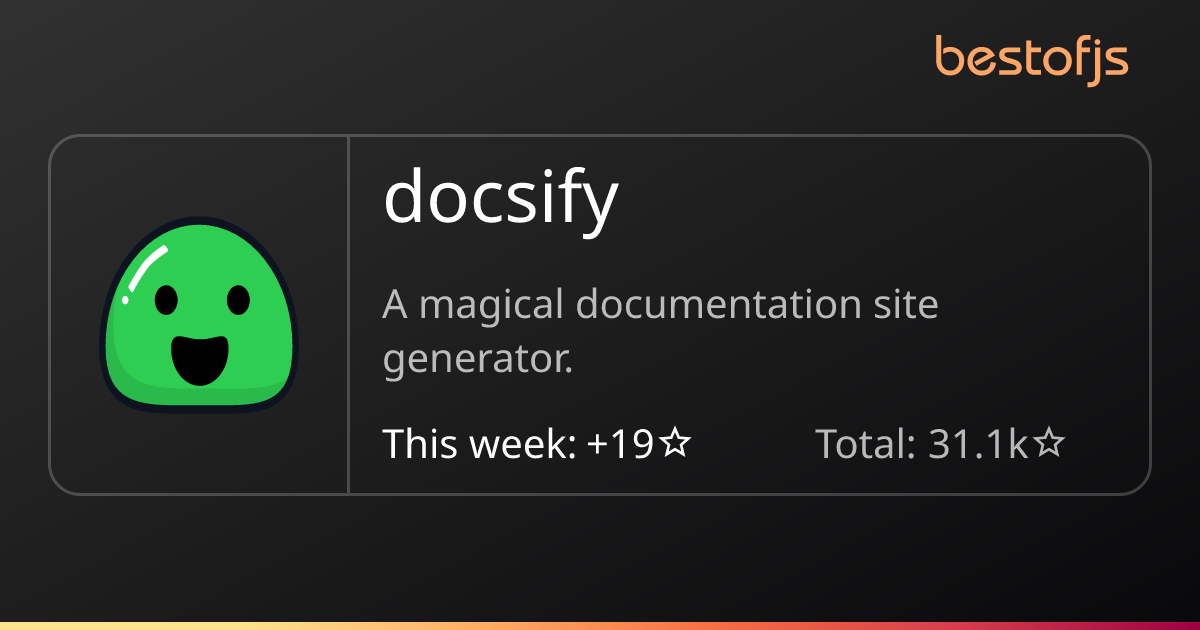 Best of JS • docsify