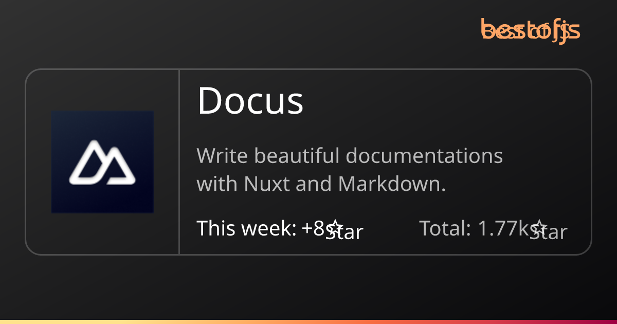 Best of JS • Docus Best of JS • Docus