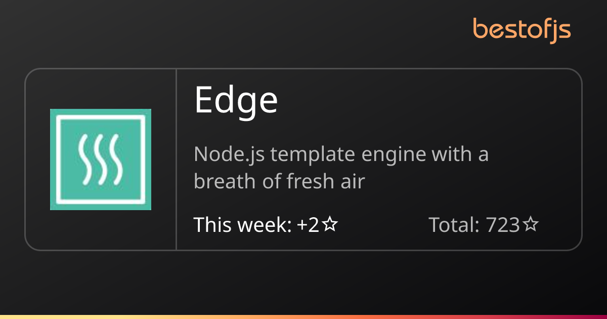 Best of JS • Edge