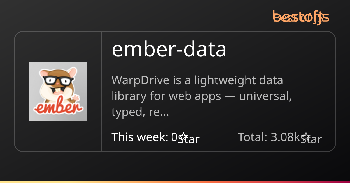 Best of JS • ember-data Best of JS • ember-data