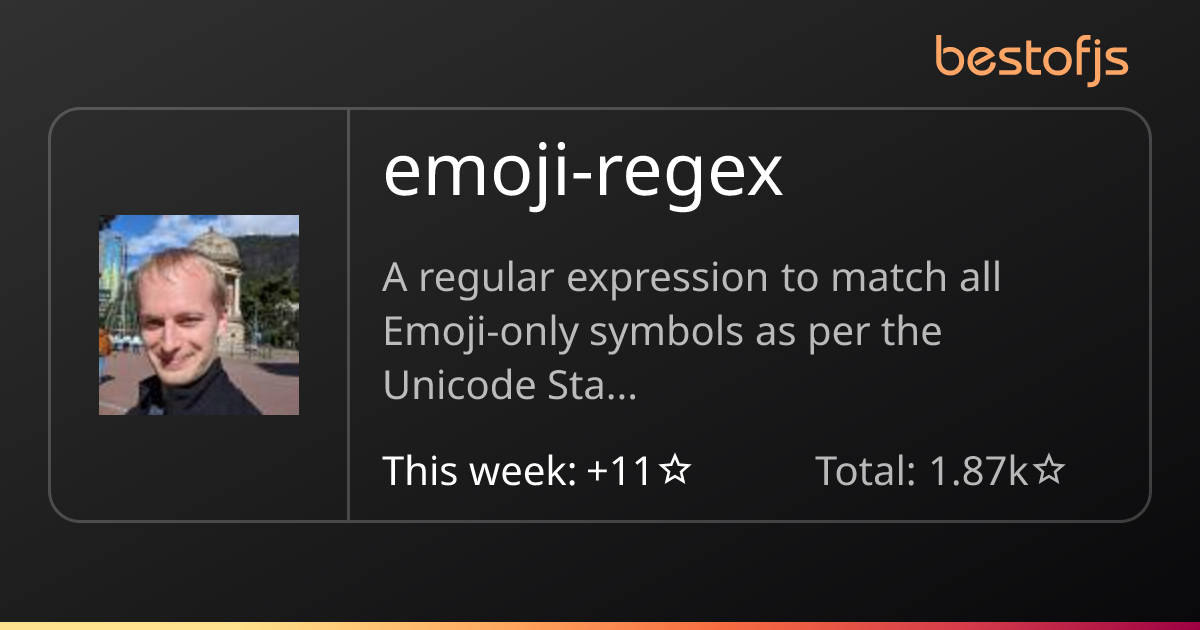 Best of JS • emoji-regex