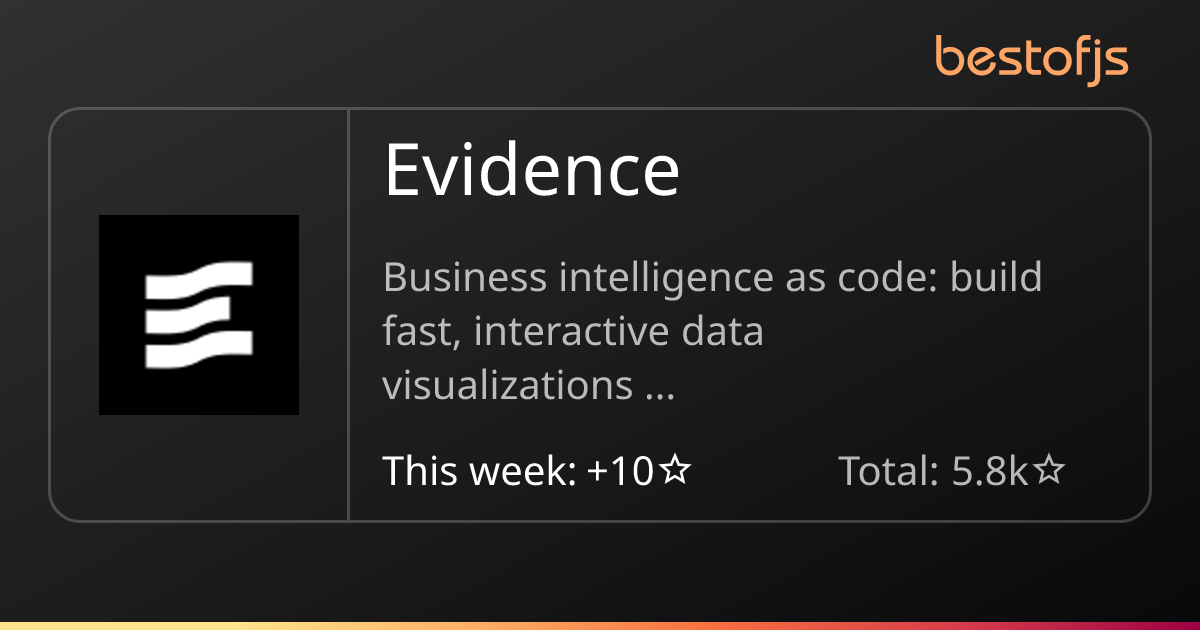 Best of JS • Evidence