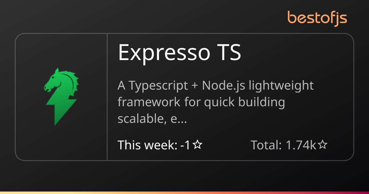 Best of JS • Expresso TS