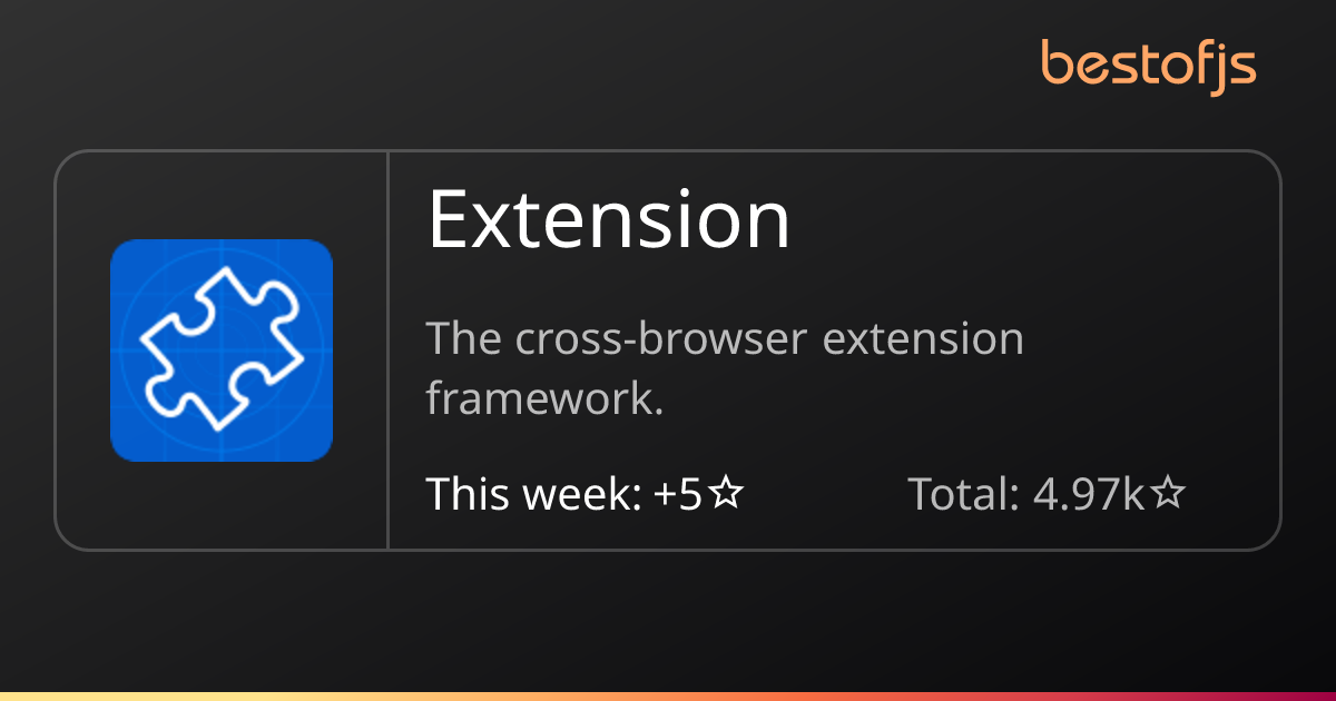 Best of JS • Extension