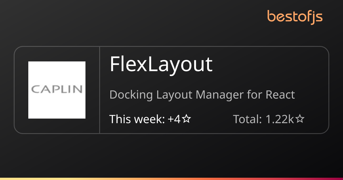 Best of JS • FlexLayout