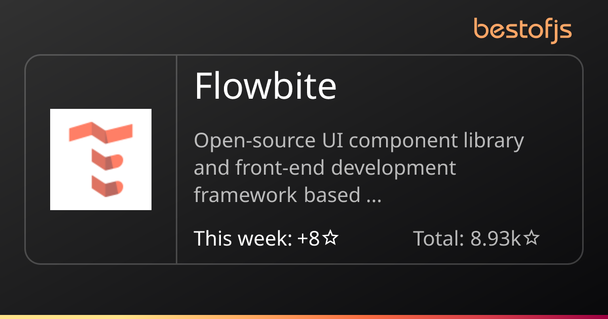 Best of JS • Flowbite