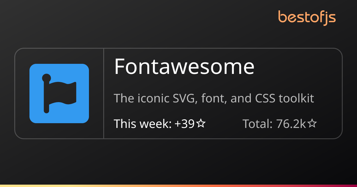Best of JS • Fontawesome