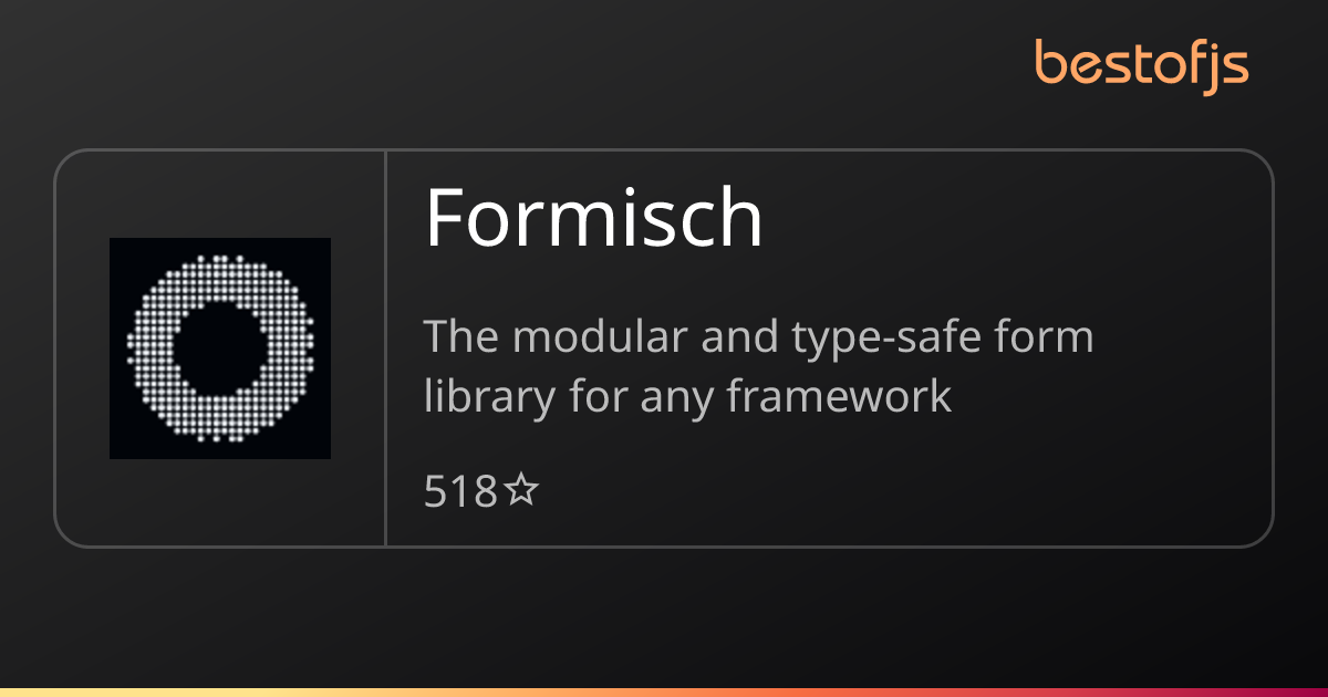 Best of JS • Formisch