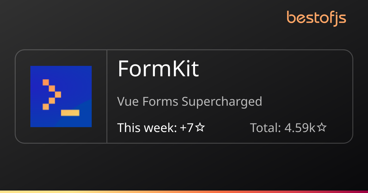 Best of JS • FormKit