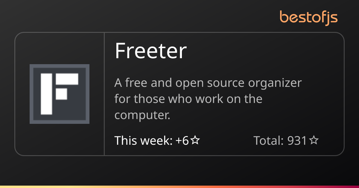 Best of JS • Freeter