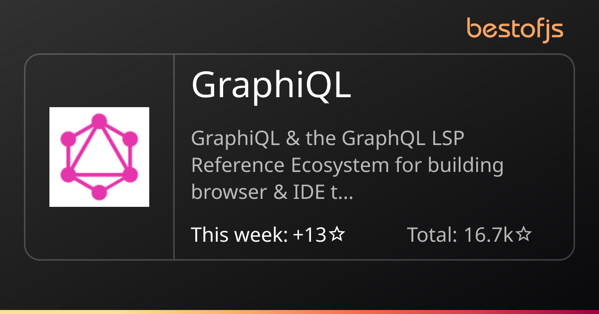 Best of JS • GraphiQL