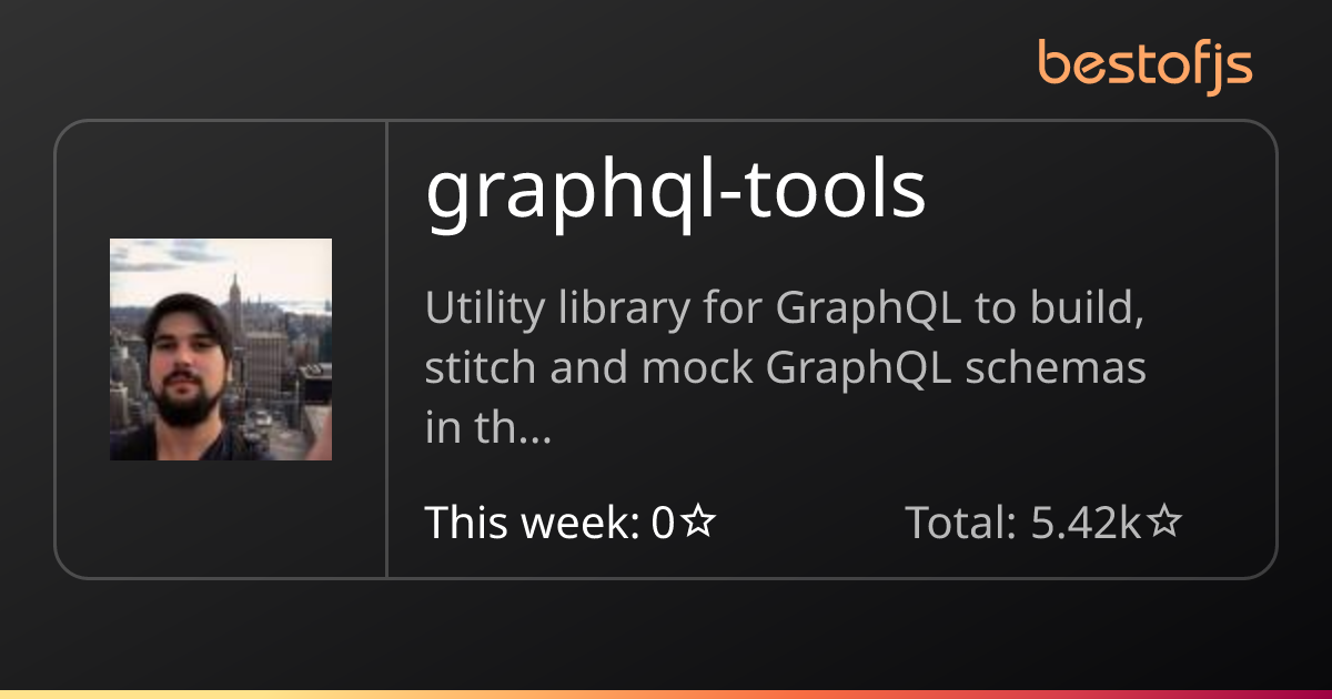 Best of JS • graphql-tools