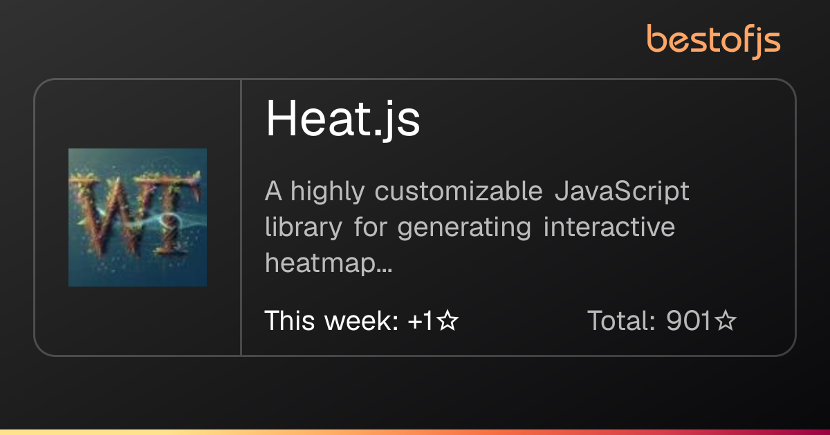 Best of JS • Heat.js