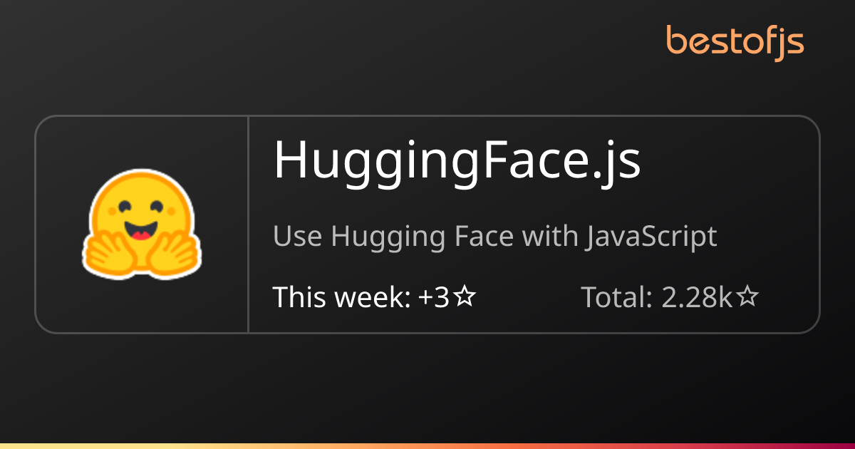 Best of JS • HuggingFace.js