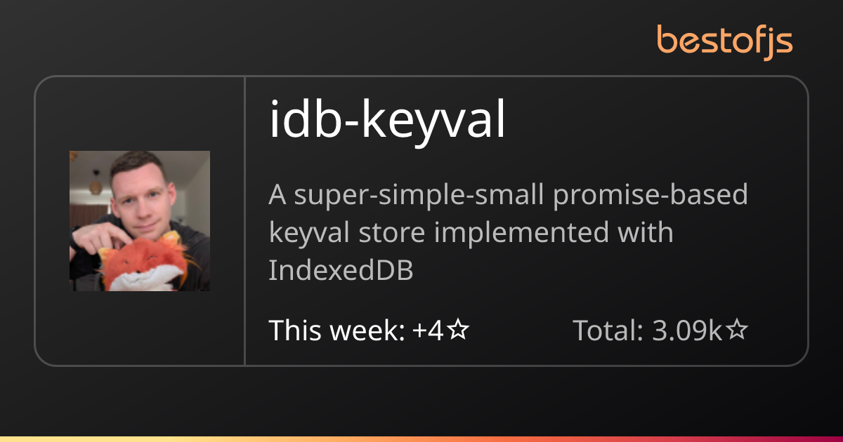 Best of JS • idb-keyval
