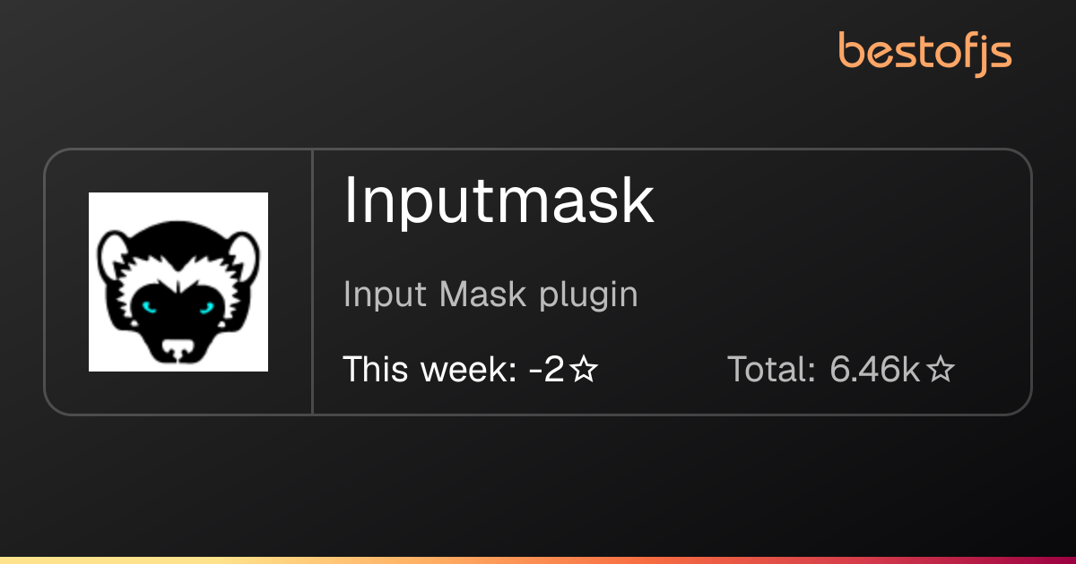 Best of JS • Inputmask