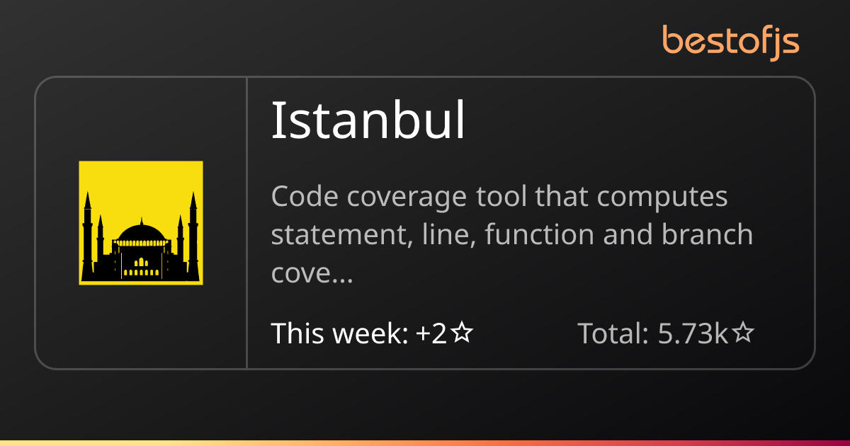 Best of JS • Istanbul