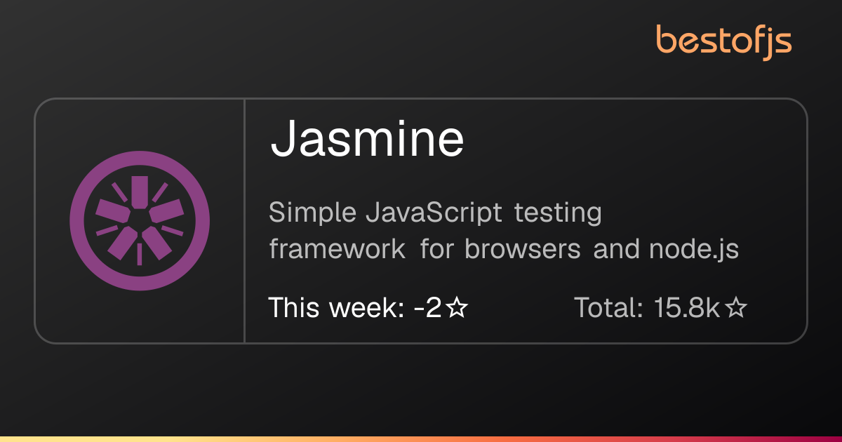 Best of JS • Jasmine