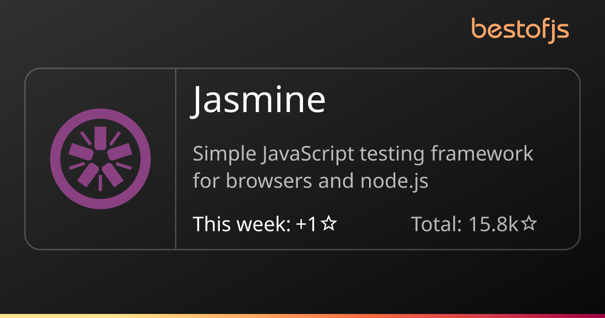 Best of JS • Jasmine