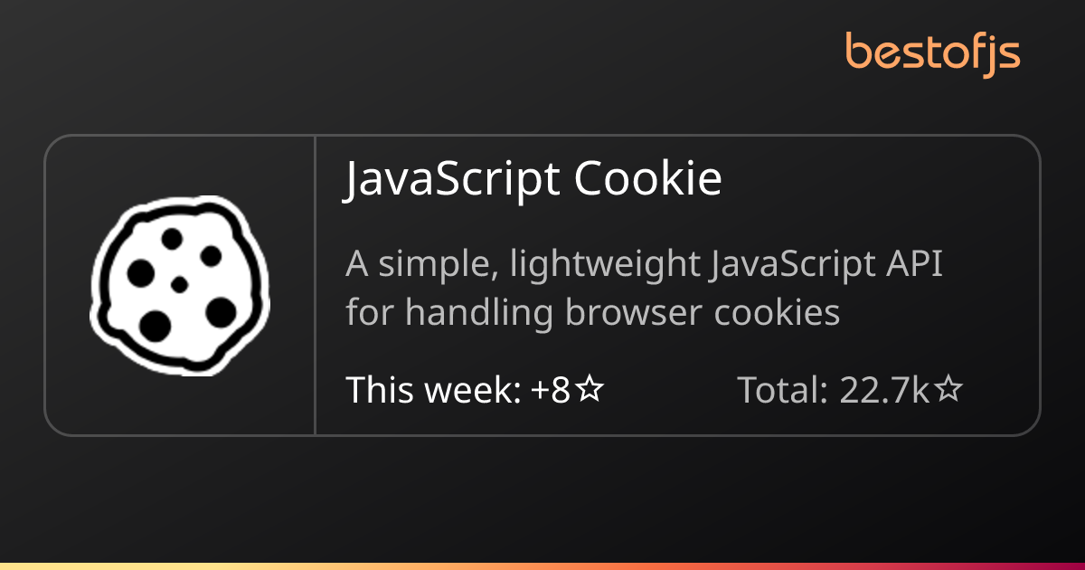 Best of JS • JavaScript Cookie