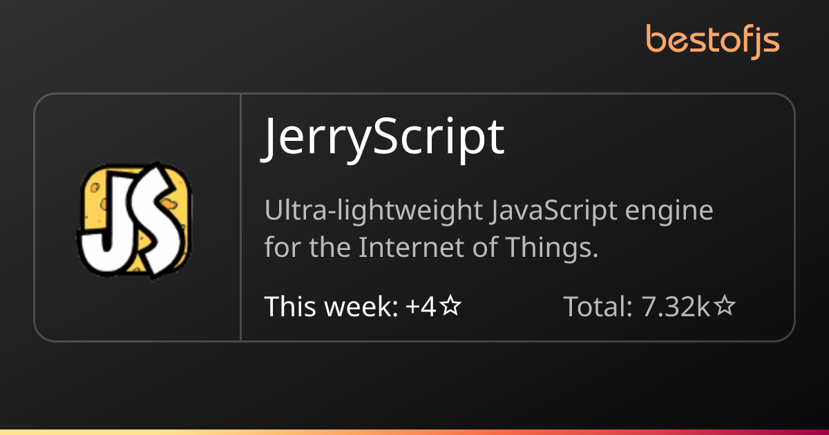 Best of JS • JerryScript