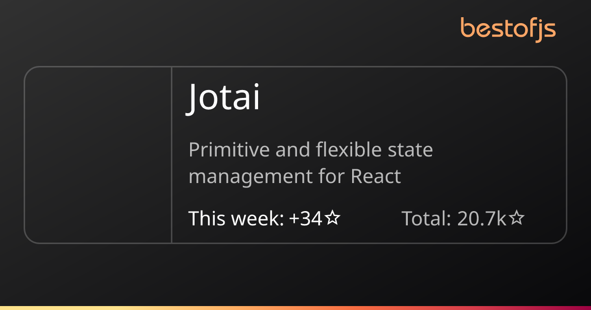 Best of JS • Jotai